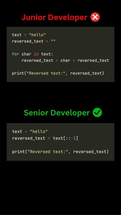 Junior Vs Senior. | Noob VS Pro| #coding #webdesign #shorts #python #javascript #webdevelopment ...
