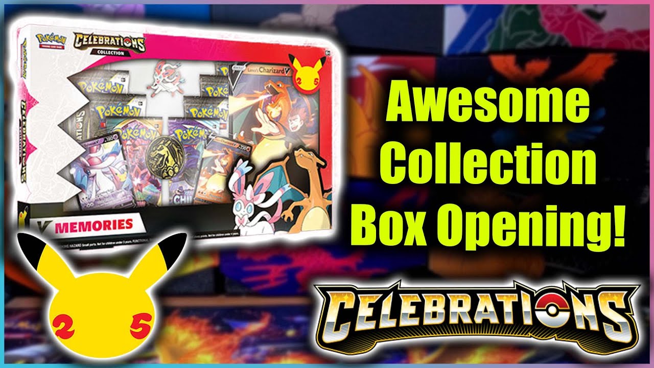 GAMESTOP EXCLUSIVE POKEMON CELEBRATIONS SPECIAL COLLECTION V MEMORIES ...