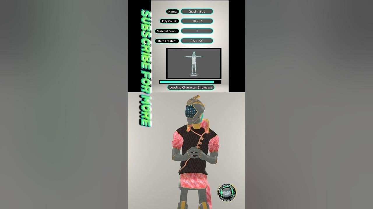 Sushi Bot VRChat Character Showcase. #vrchat #vtuber #shorts - YouTube