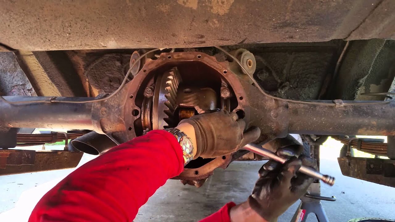 Part 5 Carrier Bearing Cap Removal Posi Install 12 Bolt Rear End