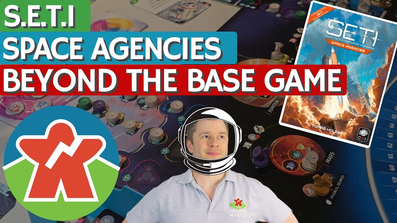 SETI (Space Agencies) - Board Game Expansion Review - YouTube