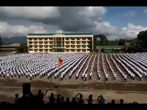 Col.Dizon National High School 2017 Umbrella Dance - YouTube