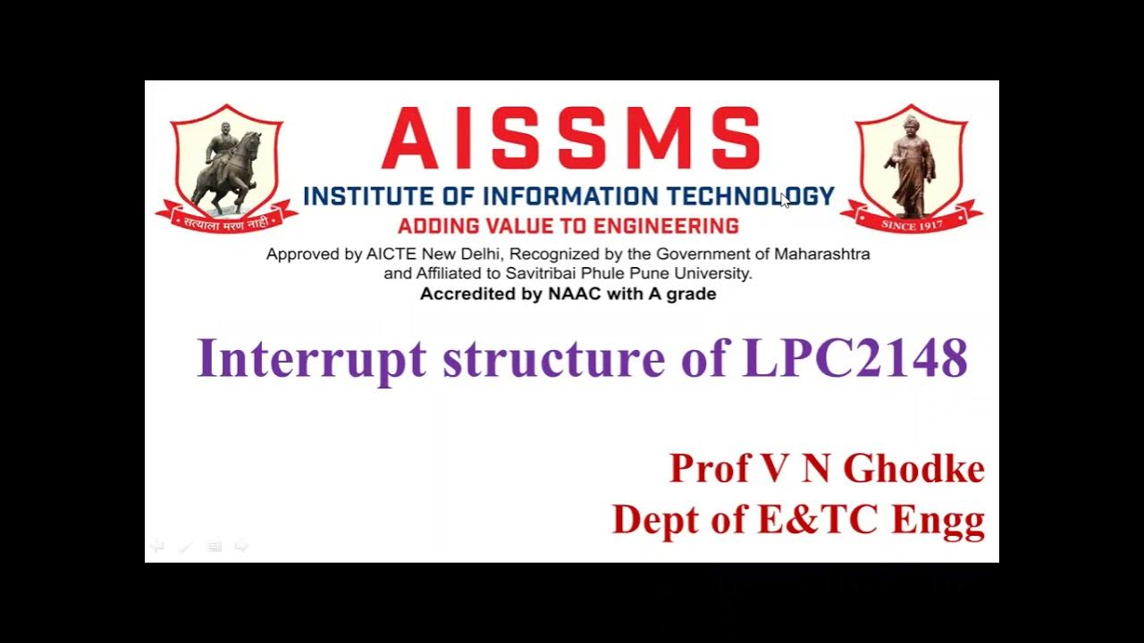 Interrupt Structure of LPC2148 - YouTube