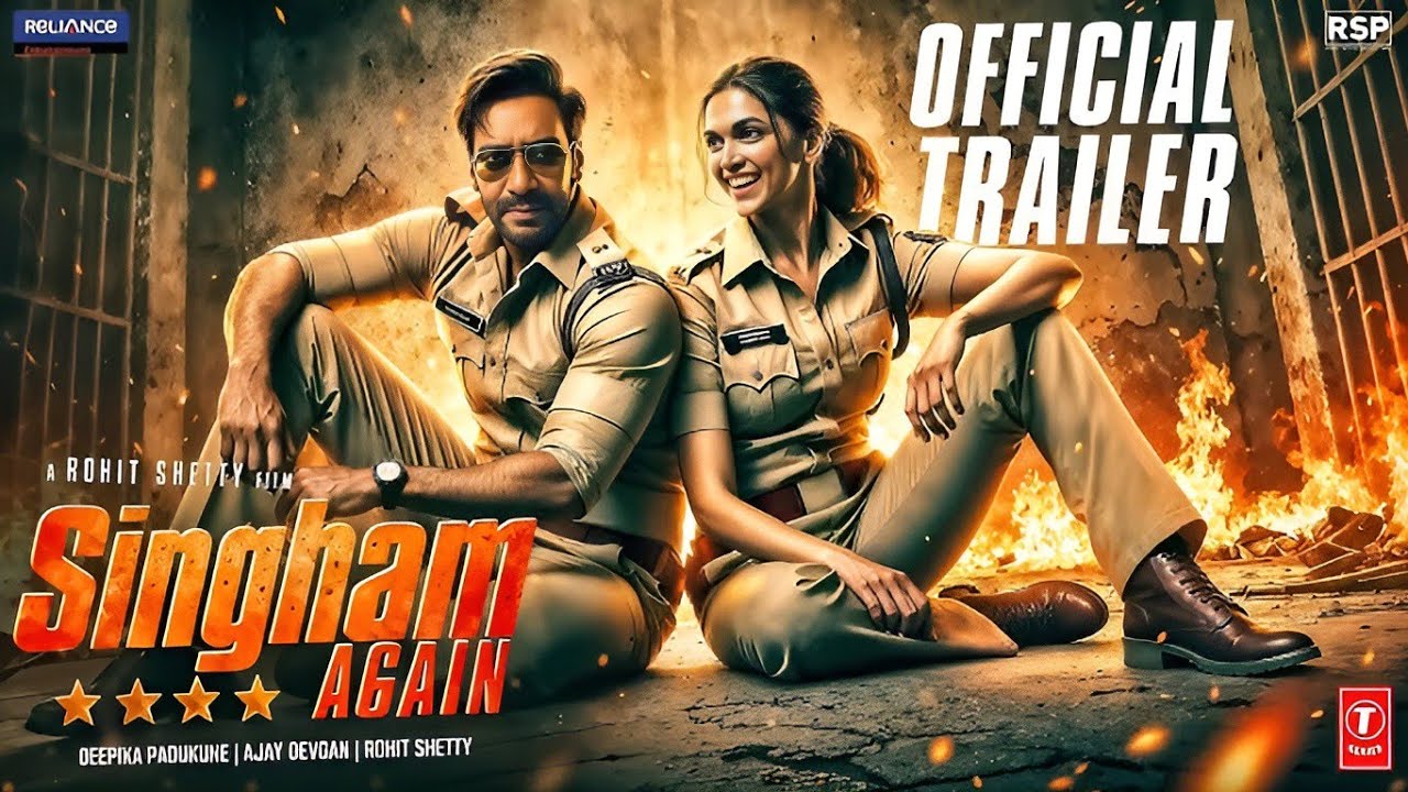Singham Again- Official Trailer | Ranveer Singh | Deepika | Ajay Devgan | Arjun K | Rohit Shetty ...