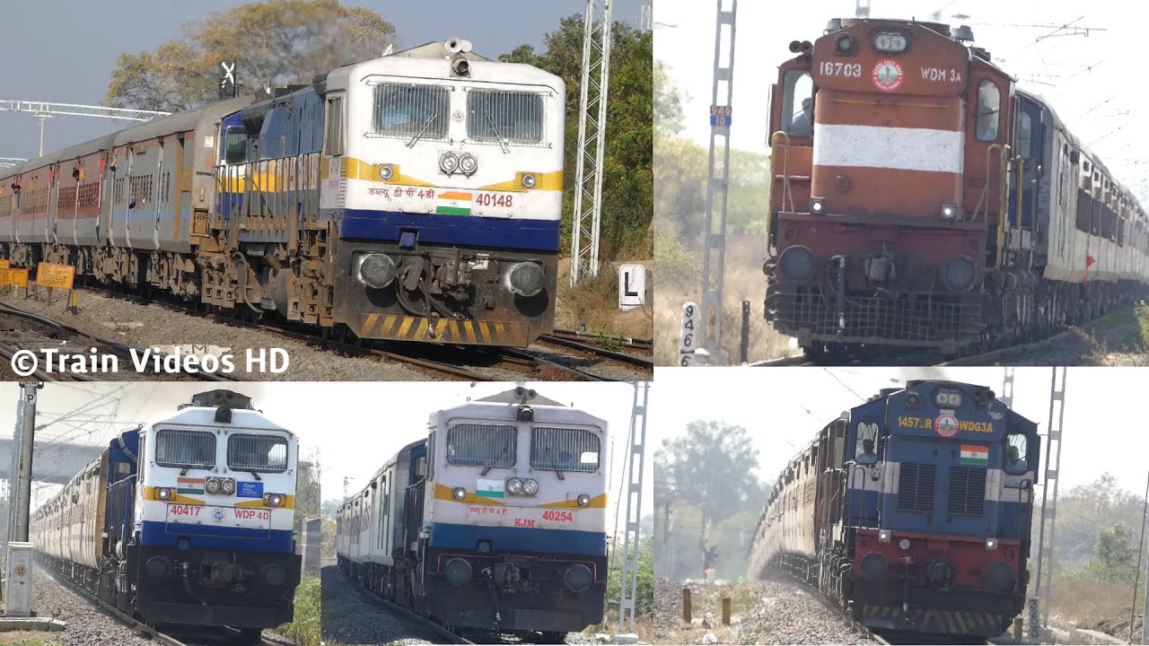 LAST Few Days of Diesel TRAINS 😢 | Classic ALCOs & Modern EMDs Locos | Indian Railways - YouTube
