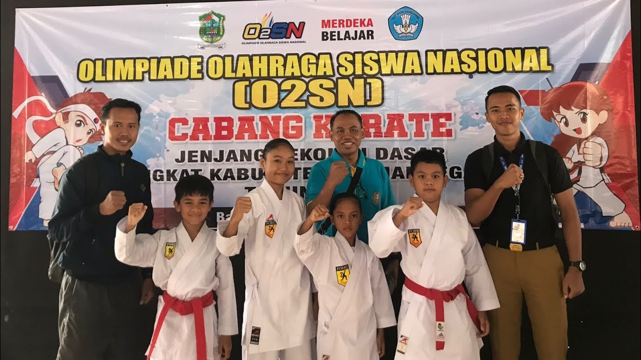 Pembukaan O2SN Cabor Karate tingkat kabupaten Banjarnegara 2023 - YouTube