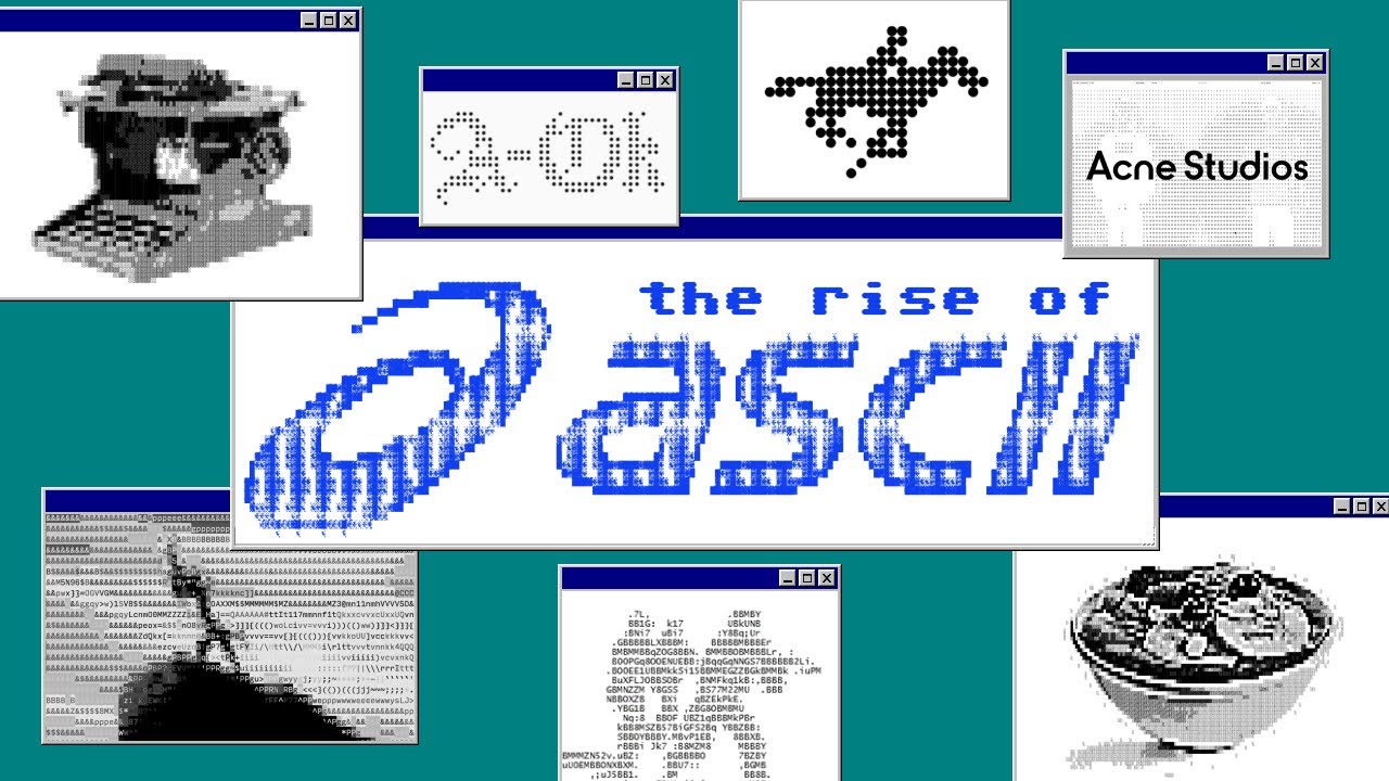The Rise of ASCII Art & Design - YouTube