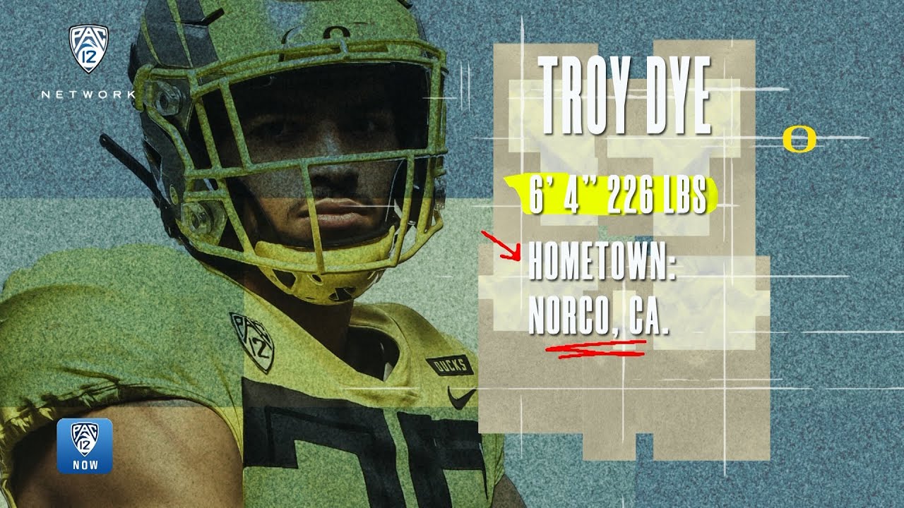NFL Draft Highlights: Oregon linebacker Troy Dye - YouTube