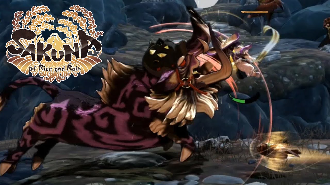 SAKUNA of Rice and Ruin: น้องข้าว VS หัวหน้าหมูป่า(Purple Scourge ...