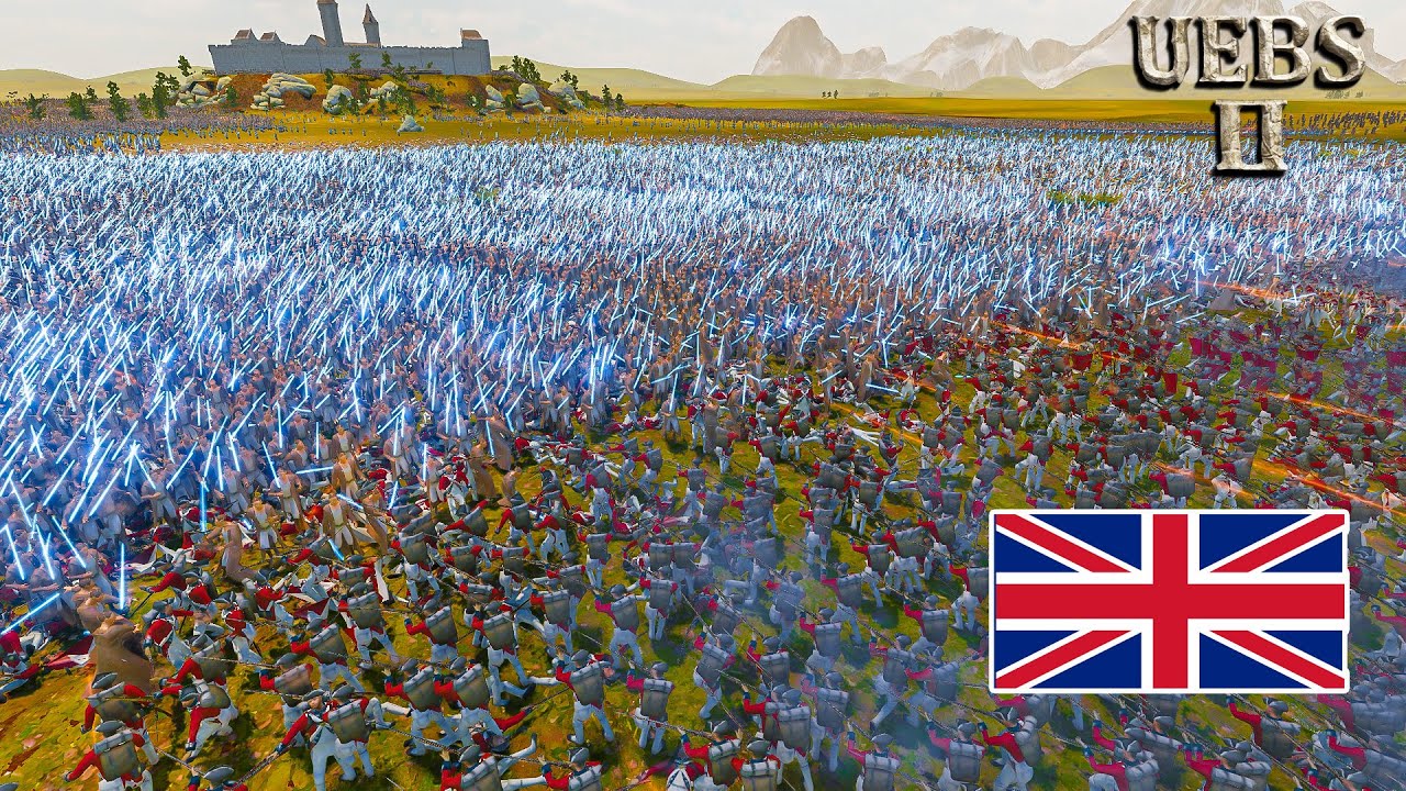500,000 BRITISH Revolution vs 100,000 JEDI FORTRESS | Ultimate Epic ...