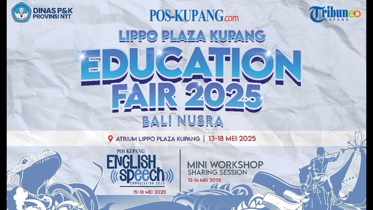 POS KUPANG BALI NUSRA EDUCATION FAIR 2025 | DAY 6 | English Speech Competition | Final - YouTube