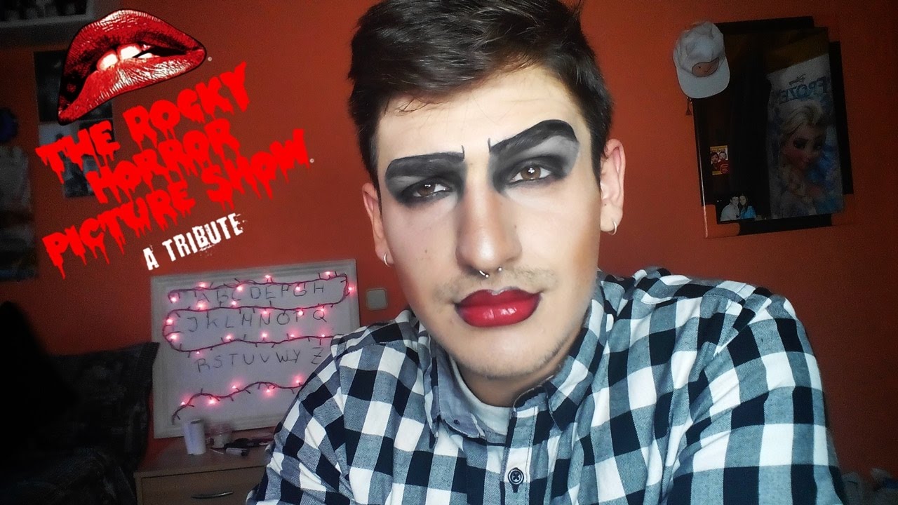 The Rocky Horror Picture Show Makeup Tutorial Youtube