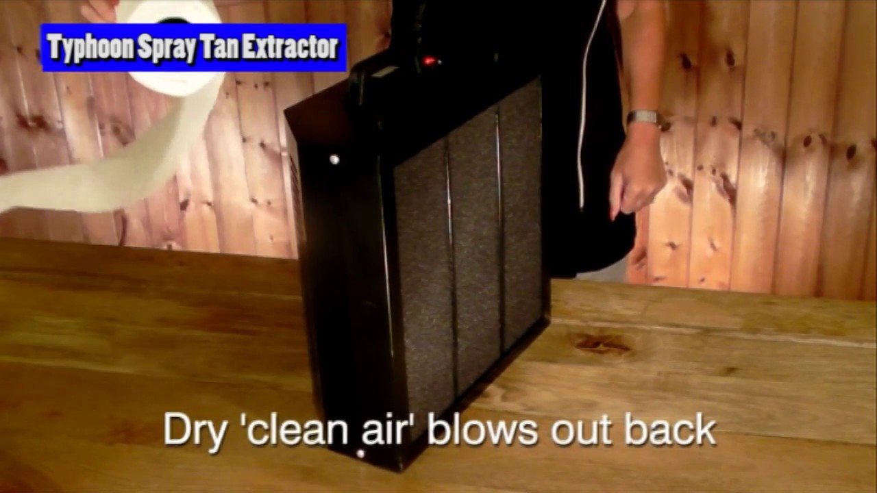 Typhoon Spray Tan Extractor Guidelines - YouTube
