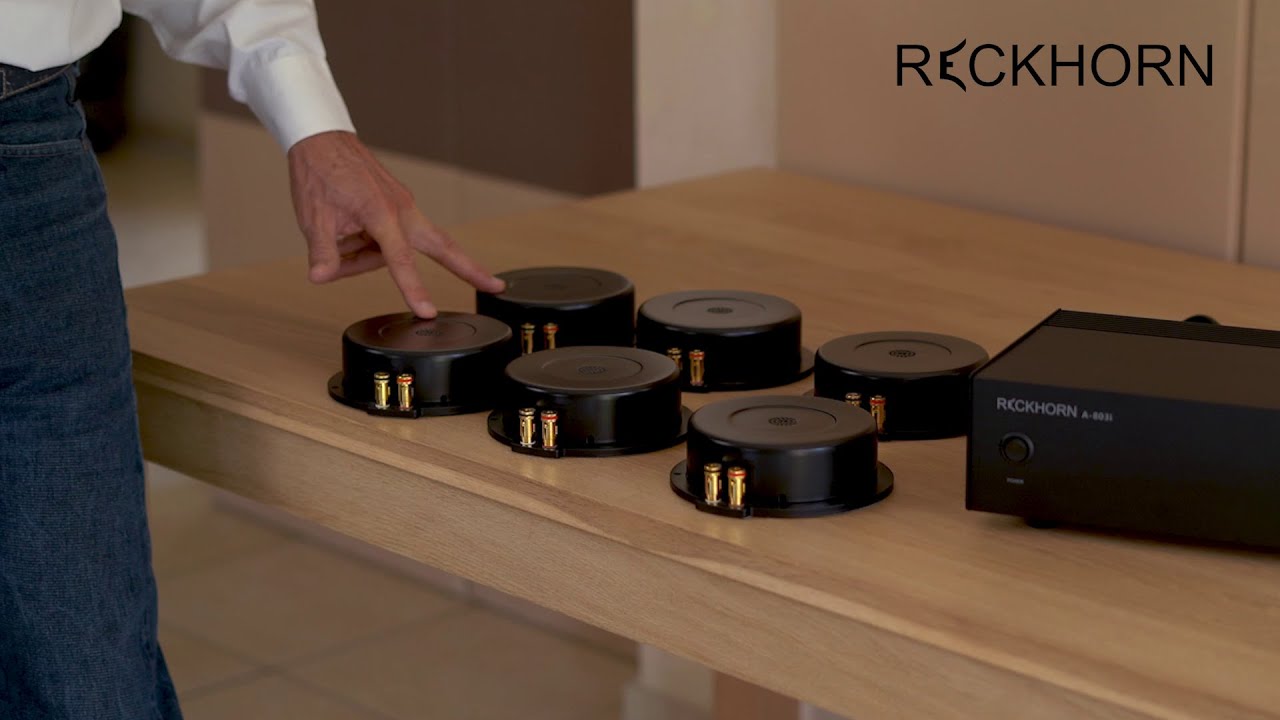 Reckhorn Bass Shaker in Verbindung mit dem A-803 Verstärker - YouTube