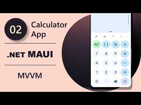 Building the Calculator Buttons - 02 .NET MAUI Calculator App - YouTube
