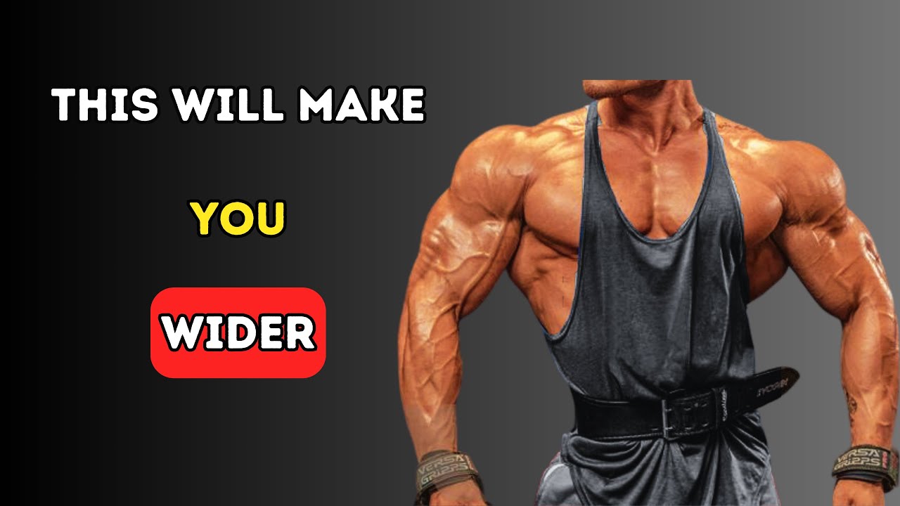 Do this workout twice a week to get wider - YouTube