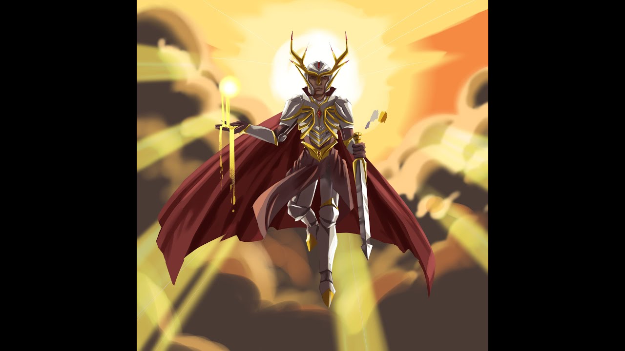 Speedpaint - Knight's Sky - YouTube