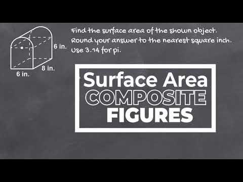 Surface Area Composite Figures - YouTube