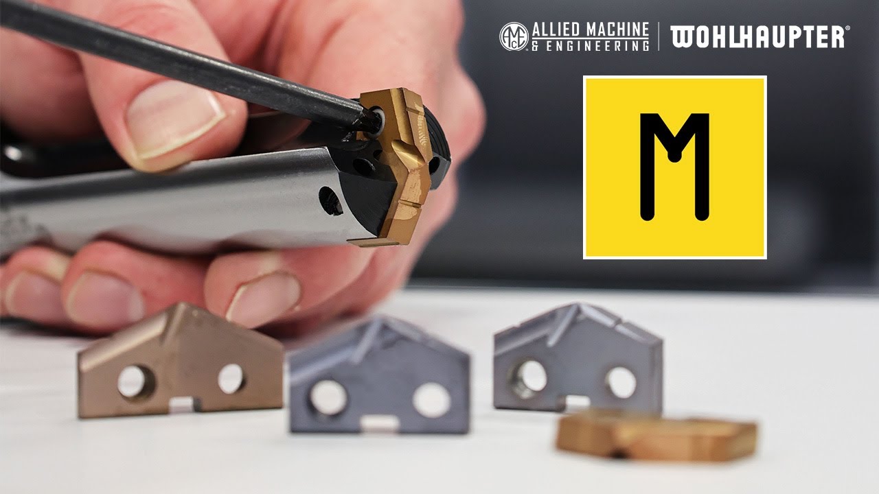 304 Stainless Steel - T-A Pro drill with M geometry insert - YouTube