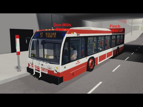TTC | 2017 Novabus LFS 8836 Route 57 Midland to Kennedy Station - YouTube