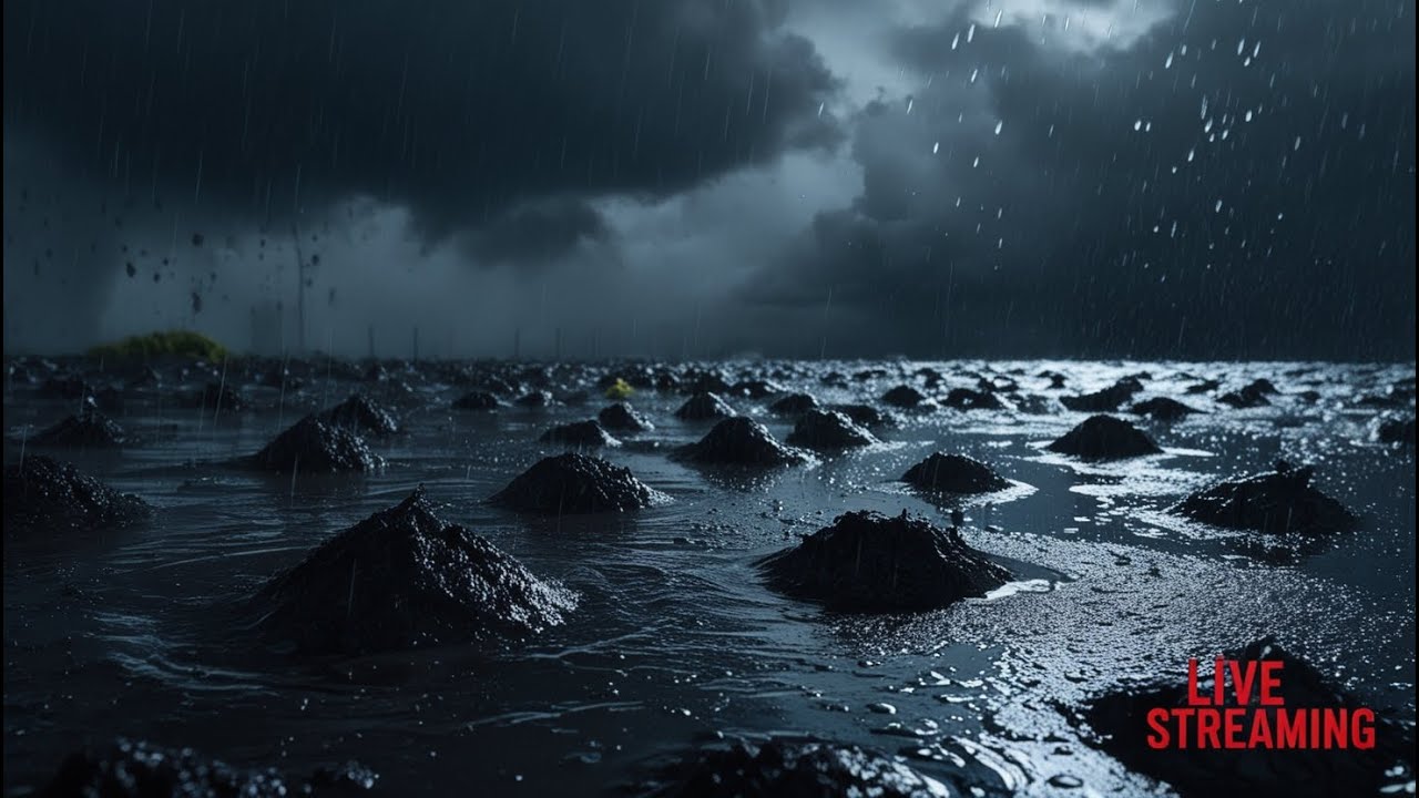 Relaxing View with Rain and Thunder Sounds for Sleeping | Help Study ...