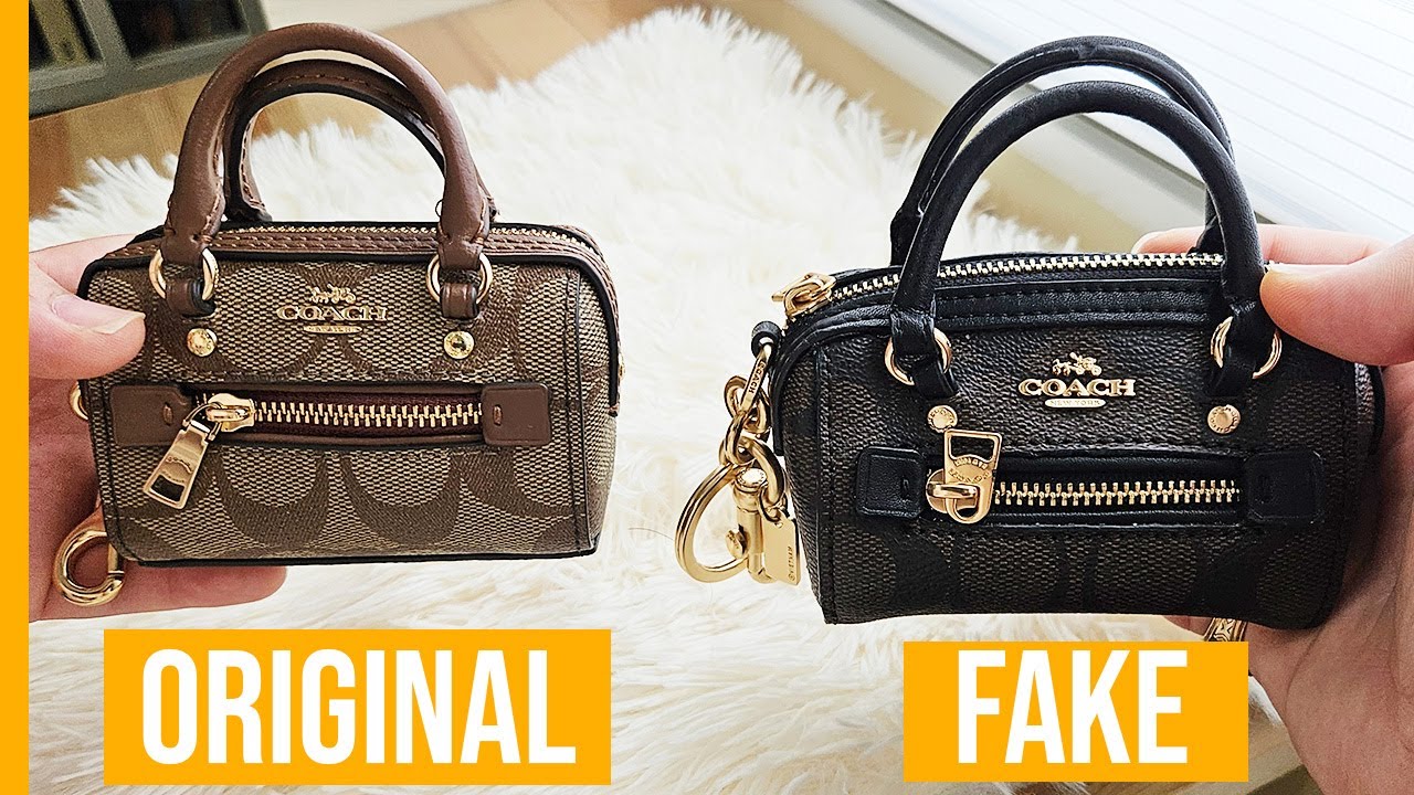 Real vs. Fake Coach Rowan Mini Bag Charm: Ultimate Comparison & How to ...