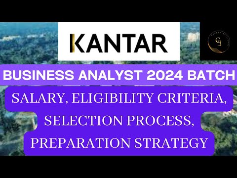 KANTAR BUSINESS ANALYST APTITUDE TEST | KANTAR BUSINESS ANALYST| KANTAR ...