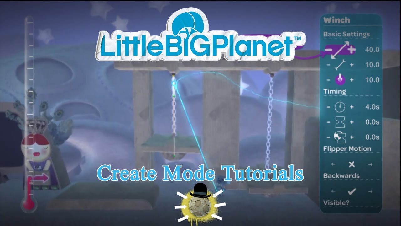 LittleBIGPlanet (720p HD) Walkthrough Part 16 - Additional Create Mode ...