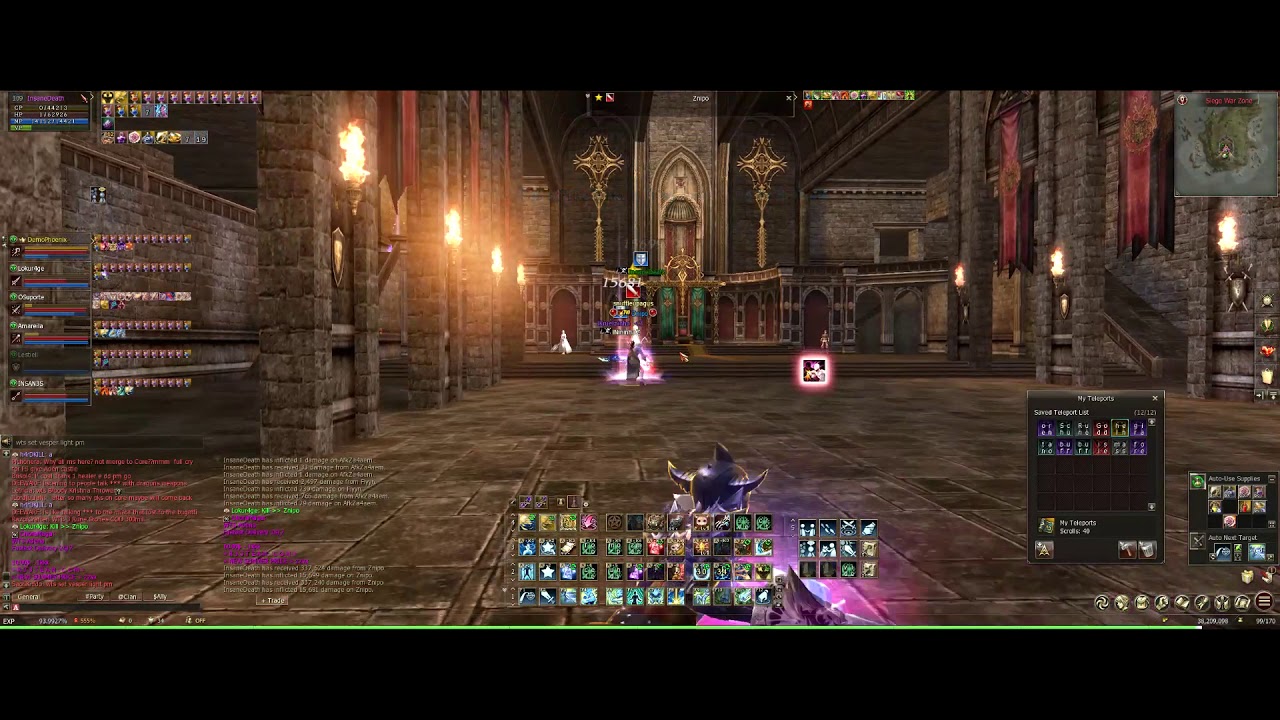 Lineage 2 Oficial NA Chronos Siege 05/07/2020 - YouTube