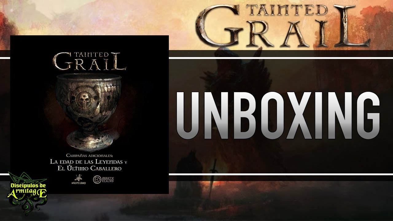 Tainted Grail EXPANSIONES Unboxing - YouTube
