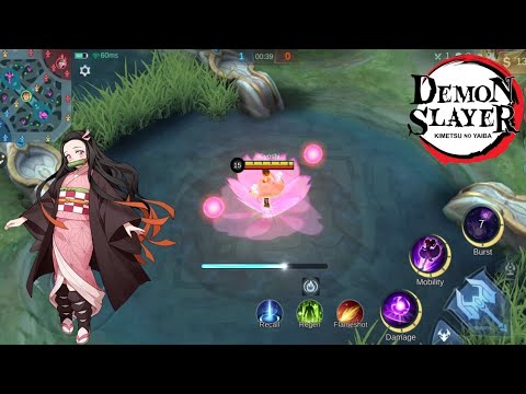 NEZUKO SKIN GUINEVERE | DEMON SLAYER X MOBILE LEGENDS SKIN CUSTOM ANIME ...
