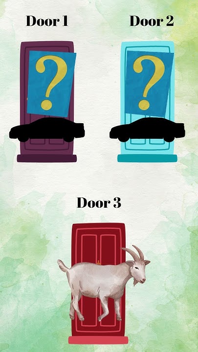 The Monty Hall Problem, Explained #math #gameshow - YouTube