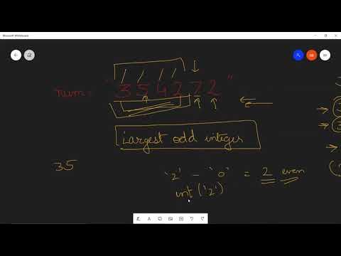 LeetCode Weekly Contest 246 Question 1: Largest Odd Number in String ...