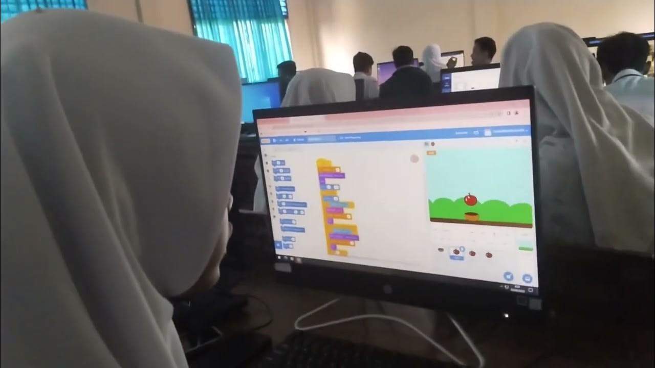 tugas informatika projek aplikasi geme tankap buah - YouTube