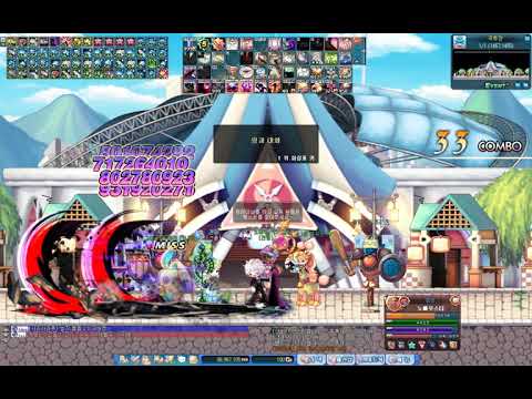 [라테일LaTale] 초월흑영(도) 격투장 일반허수아비 잡는영상(+맥스댐,미지수) - YouTube