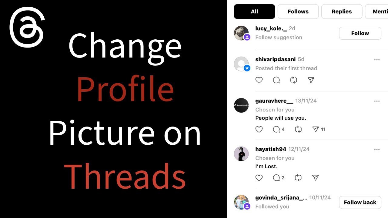 How to Change Your Profile Picture on Threads App? Edit Profile Picture ...