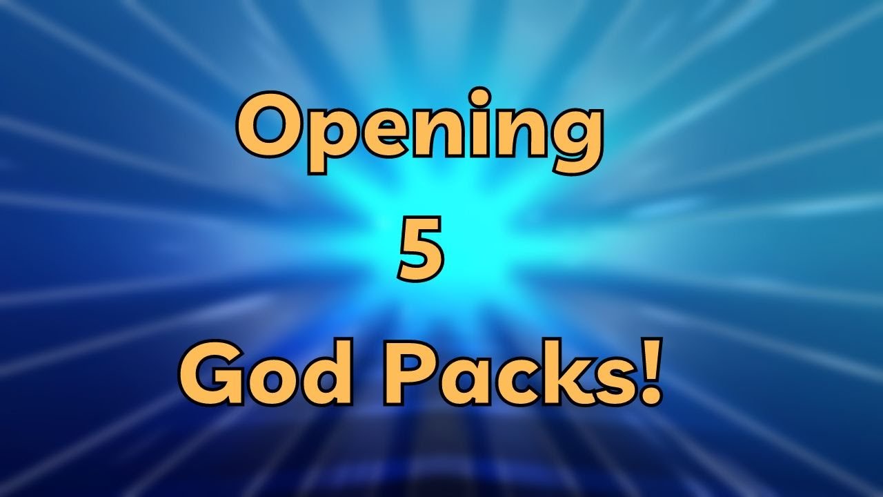 Opening 5 God Packs on PTCGL!! - YouTube