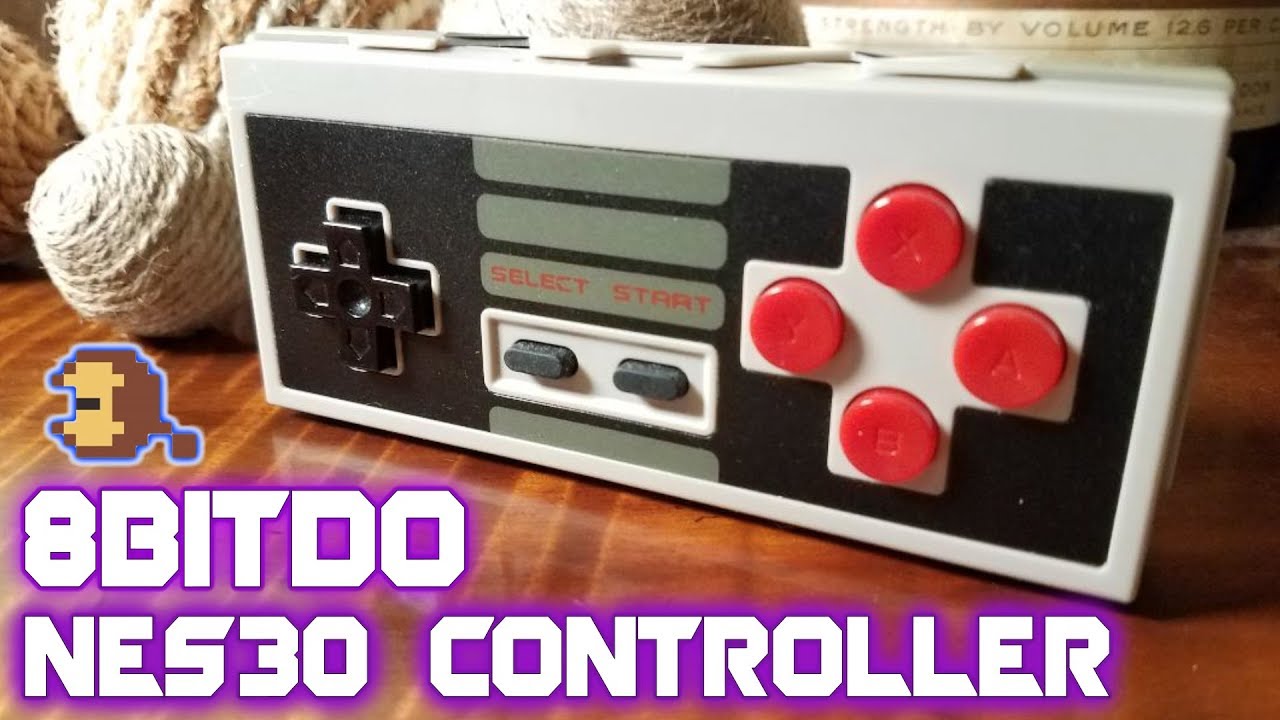 8Bitdo NES30 Bluetooth Game Controller Review - YouTube