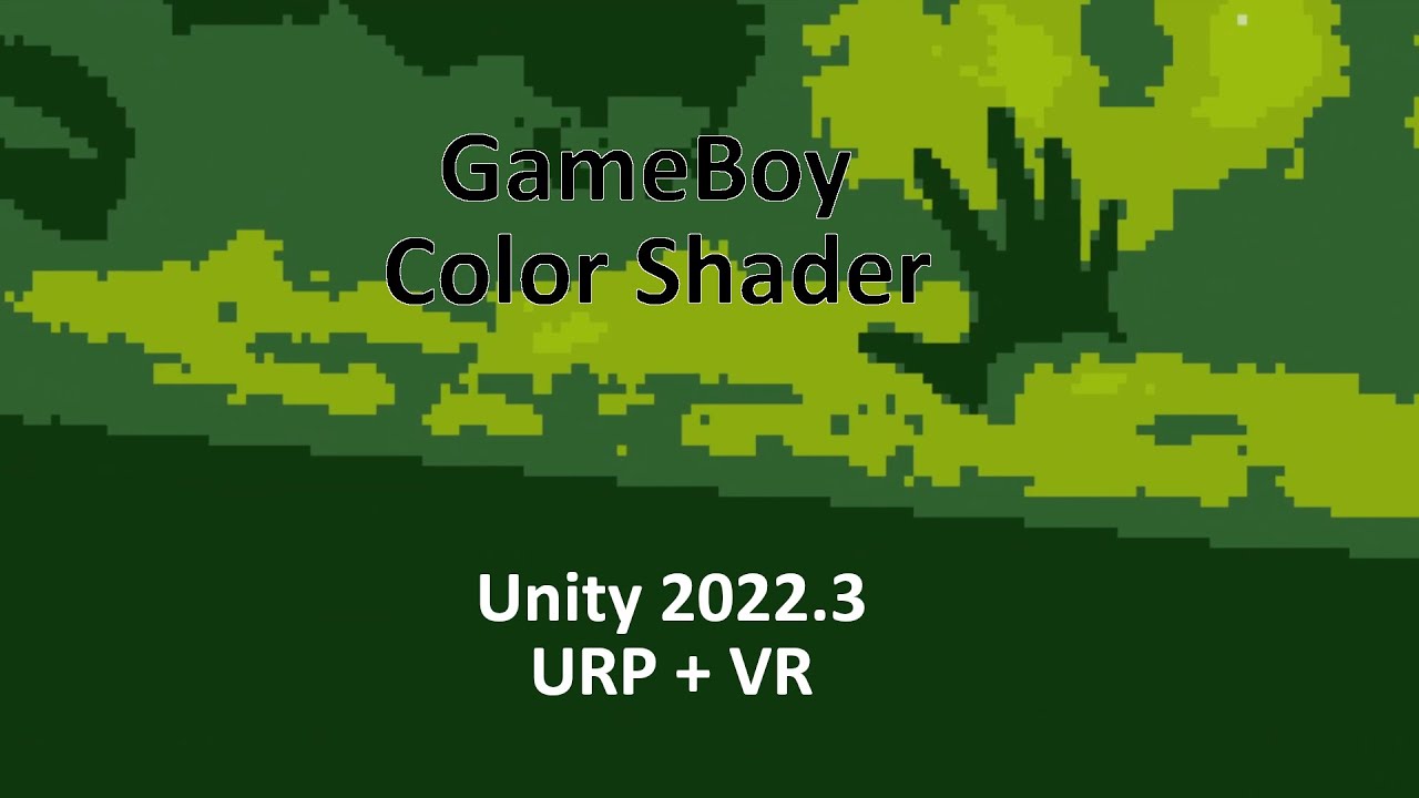 Is THIS the comeback of the VirtualBoy? GameBoy Color Shader Unity 2022 ...
