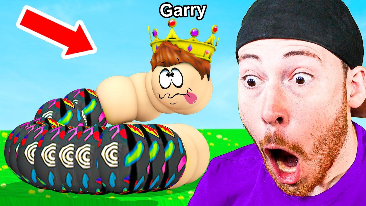 ROBLOX WORMFACE SLITHER IO - YouTube