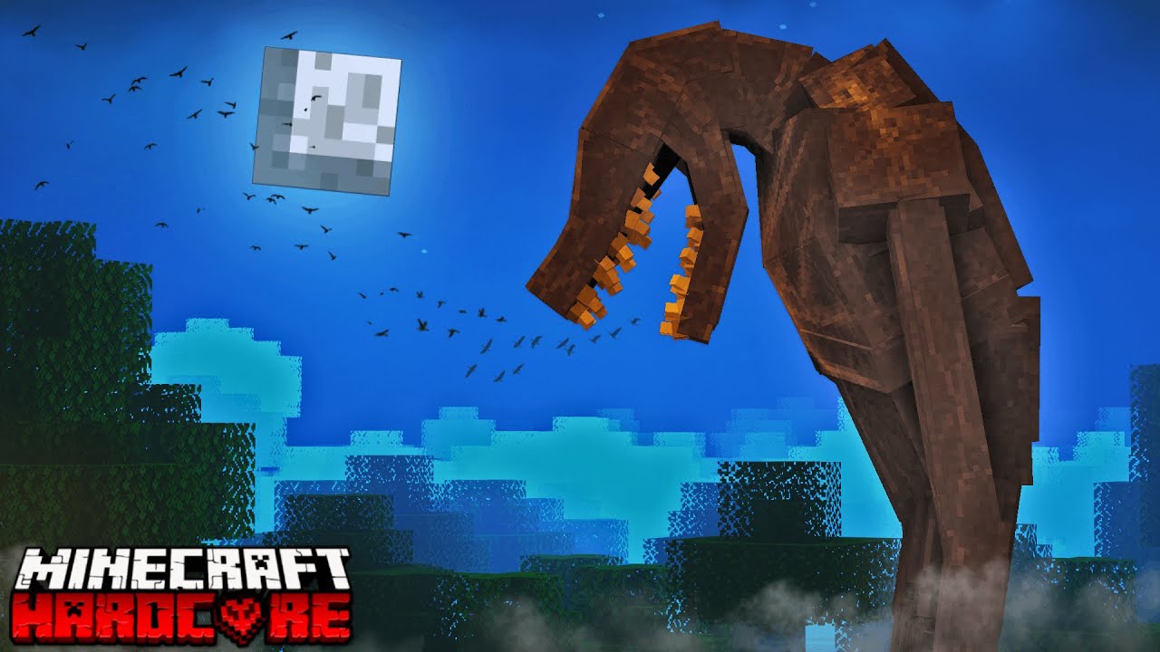 Der BLIND WANDERER ist übelst GRUSELIG.. MINECRAFT HARDCORE: Blind ...