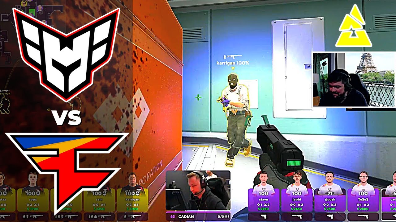 FAZE VS HEROIC - BLAST PARIS MAJOR 2023 CHAMPIONS STAGE (NUKE - MAPA 1 ...