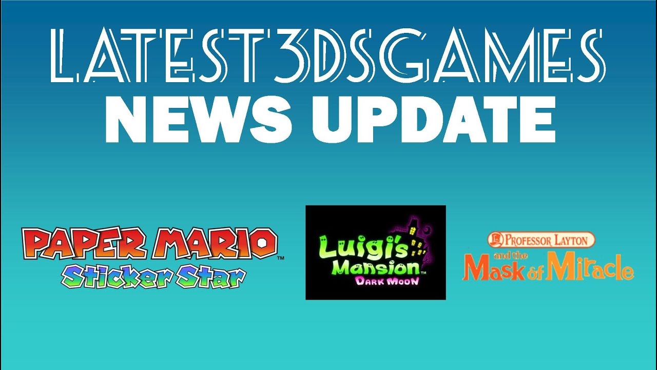 Nintendo 3DS News Paper Mario Release Date 11th Nov US Luigis nintendo-3ds-news-paper-mario-release-date-11th-nov-us-luigis