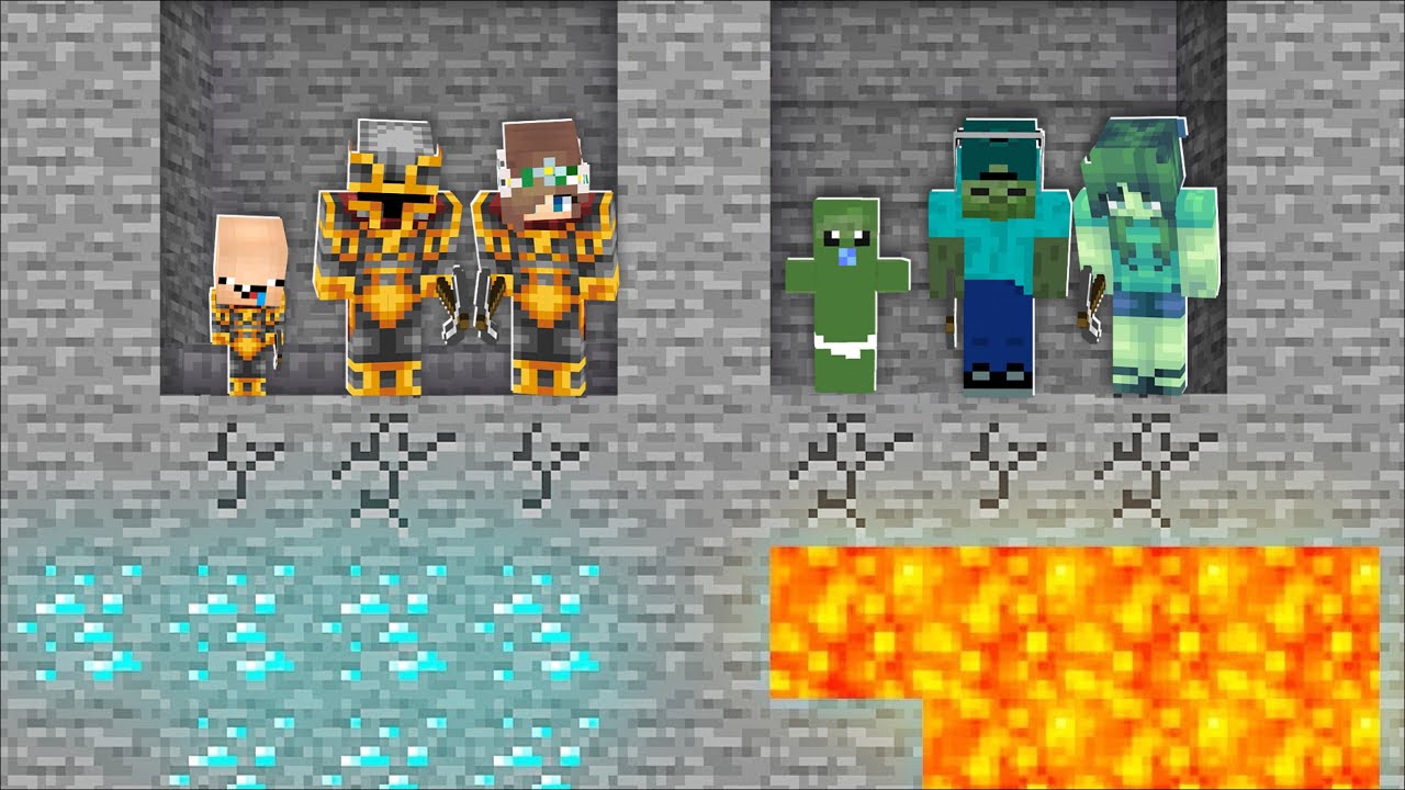 Minecraft DON'T DIG STRAIGHT DOWN HOLE HOUSE MOD / DANGEROUS MOBS AND ...