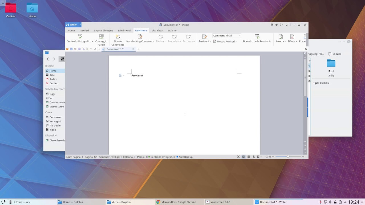 Come aggiungere il dizionario italiano su WPS Office per Linux - YouTube