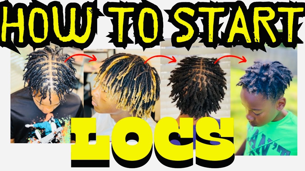 Detailed Tutorial on Ways to start your locs on men short hair - YouTube