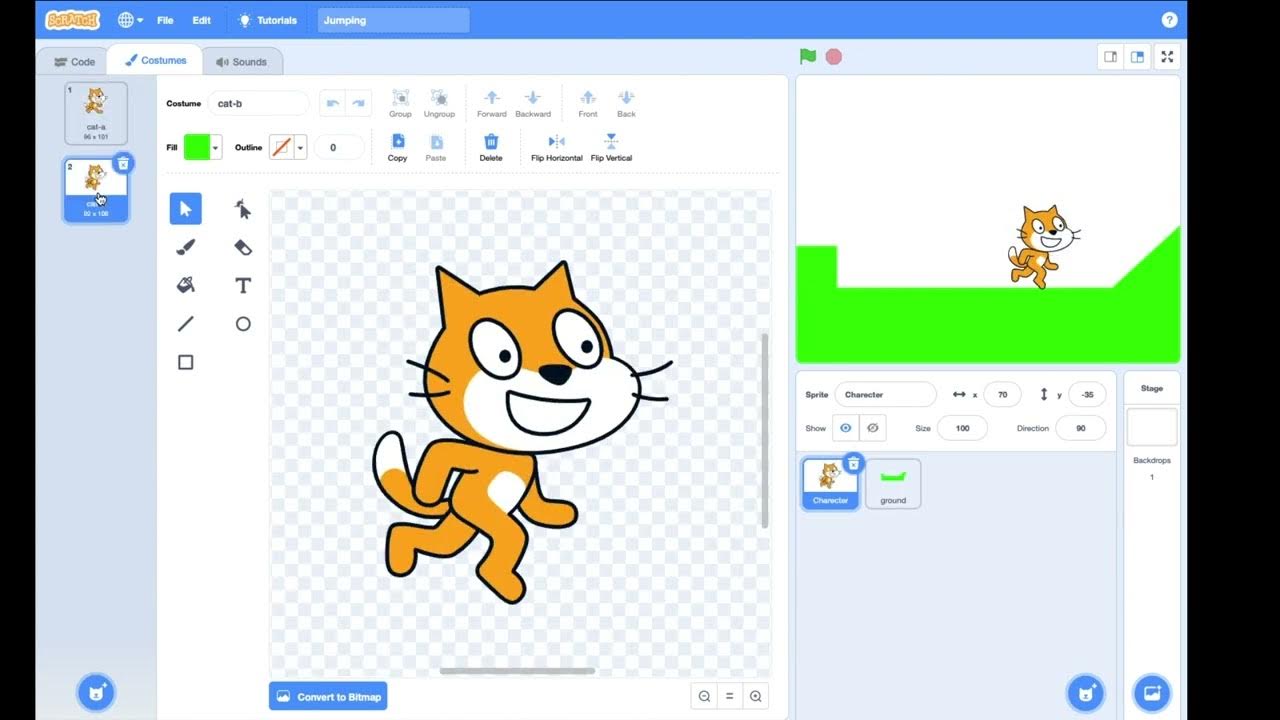 Learn Scratch - EP.1 how to Move your sprite in Scratch? - YouTube