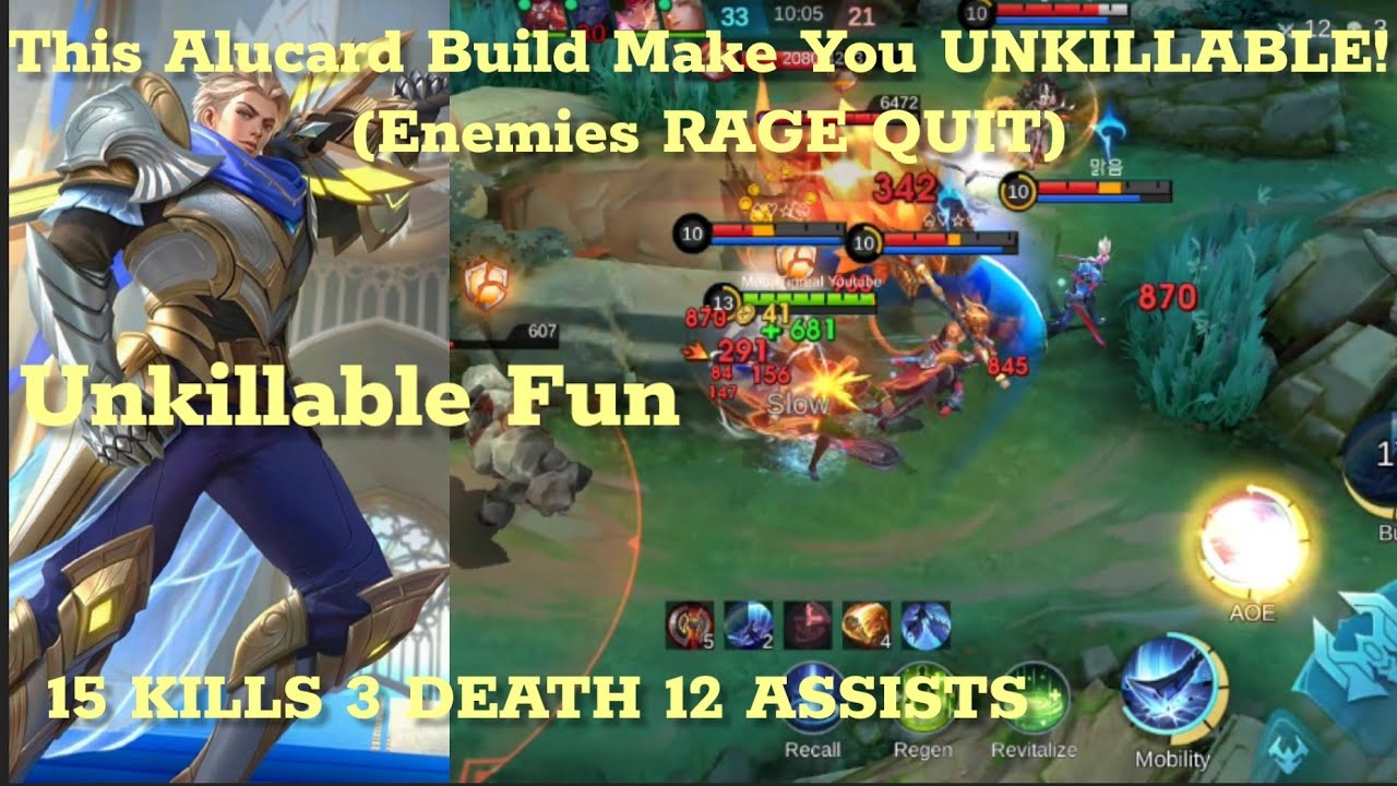 😱THIS ALUCARD BUILD IS UNKILLABLE! (Enemies RAGE QUIT) | Mobile Legends ...