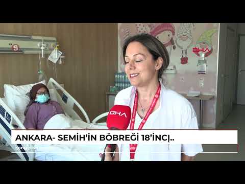 Ankara- Semih’in böbreği, 18'inci yaş gününde Melikesu’ya nakledildi /Video eklendi