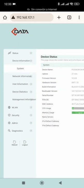 cómo verificar quién está usando tu red en un router ONU CDATA R471 de manera fácil y rápida ...